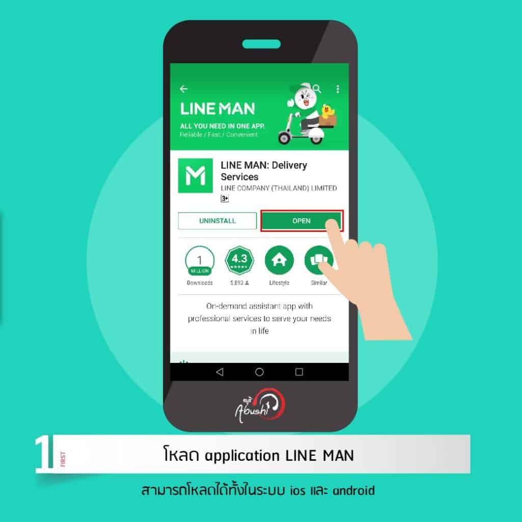 order line man - Abushi Japanese Cafe