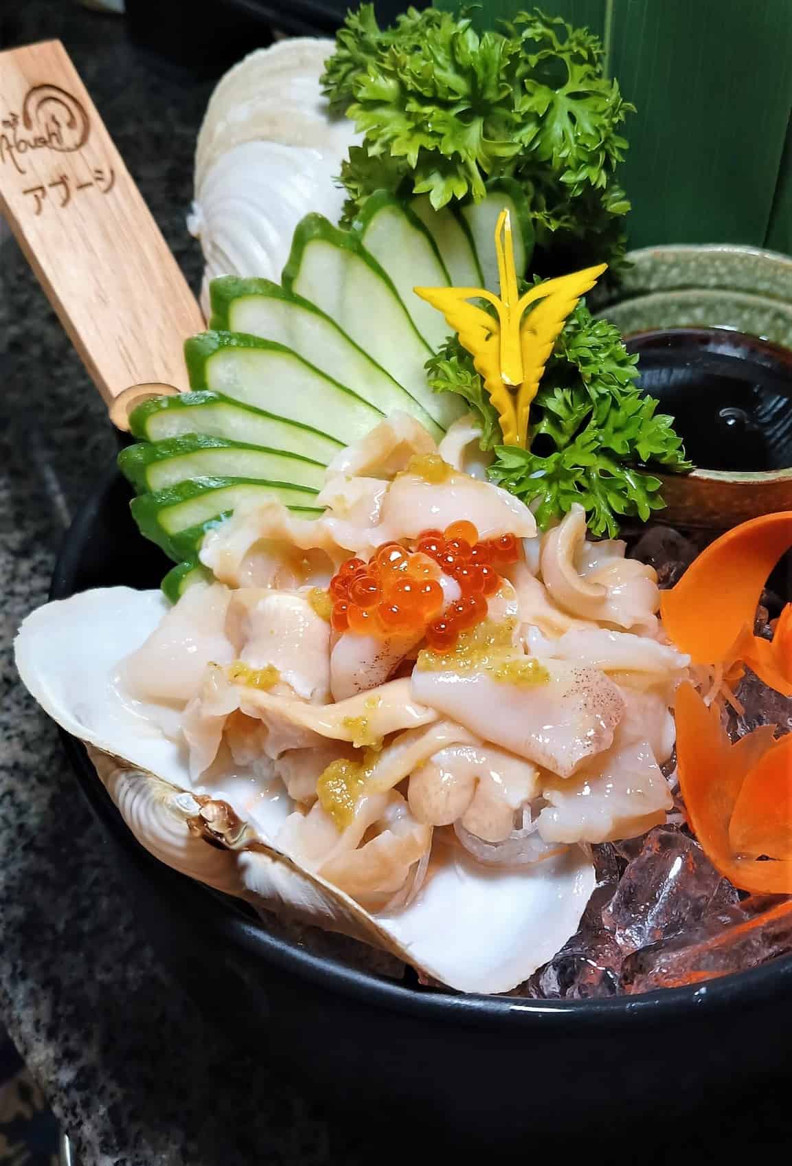 Mirugai หอยงวงช้าง - Abushi Japanese Cafe