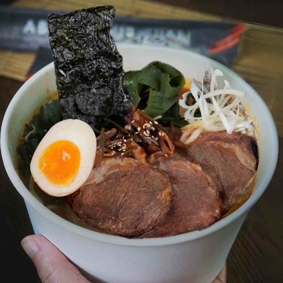 halal ramen shoyu beef chachu for catering ราเมงโชยุ จัดเลี้ยงฟู้ดทรัค ...